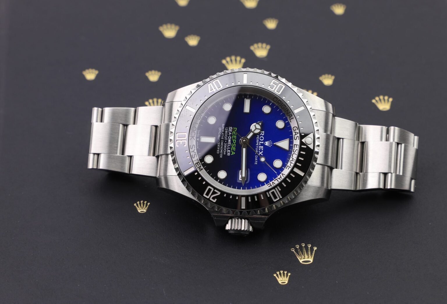 Rlx Deepsea Sea-Dweller Blue-Black Dial watch - SwiZZWatches