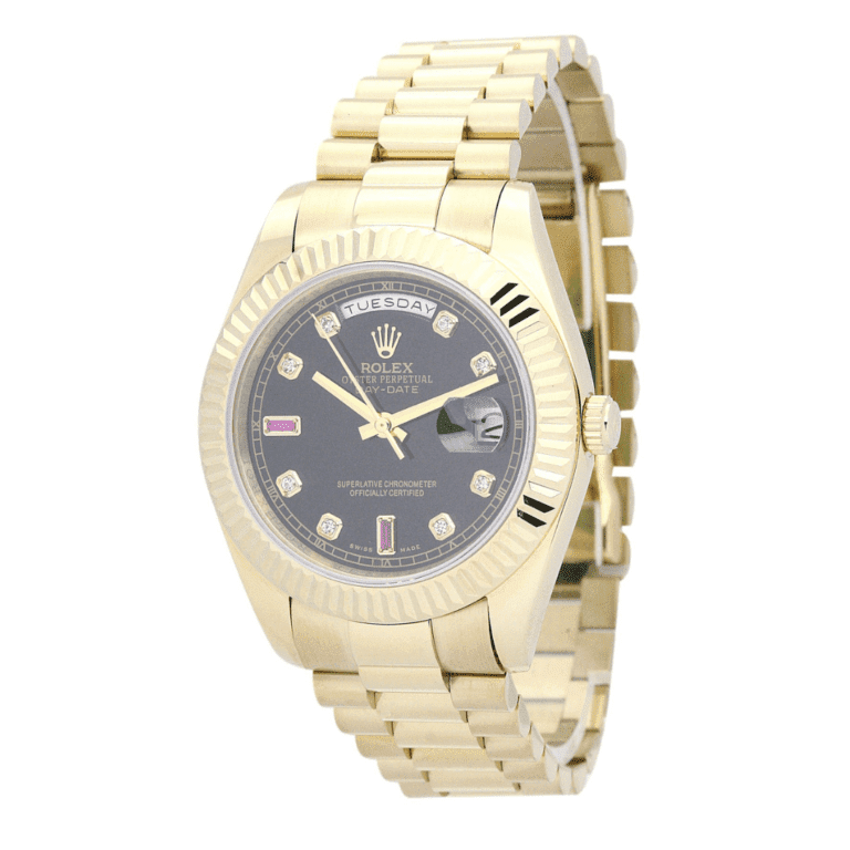 RLX Day-Date Black Dial Premium Watch - SwiZZWatches