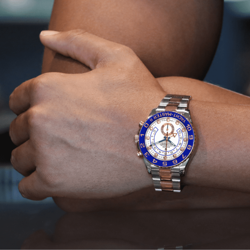 RLX Yacht-Master Steel Rose Gold Watch - SwiZZWatches