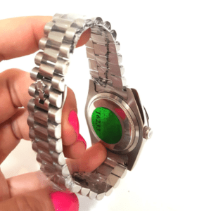 RLX Day-Date Platinum Silver Watch - SwiZZWatches