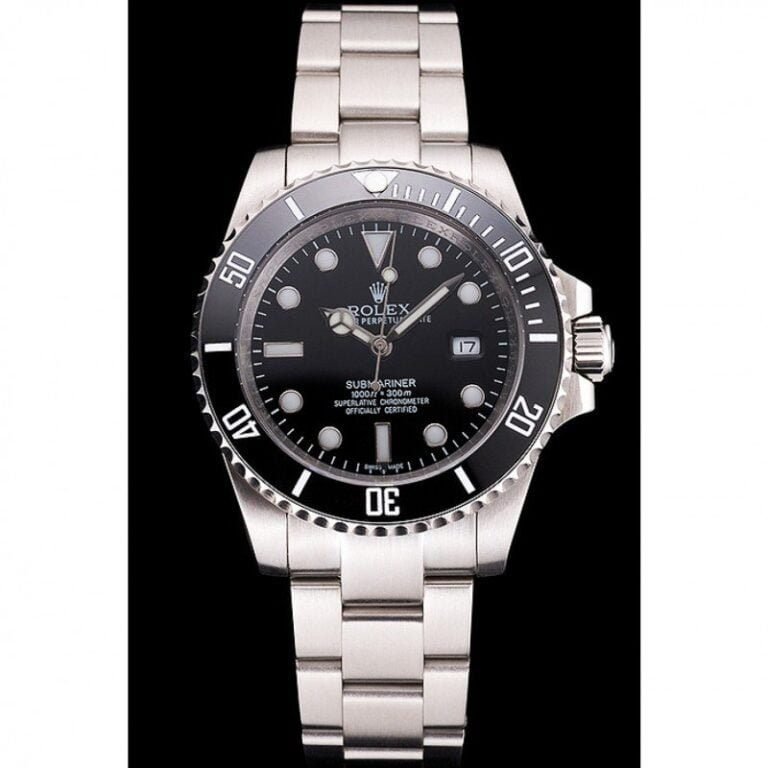 Rlx Submariner Black Dial Watch - SwiZZWatches