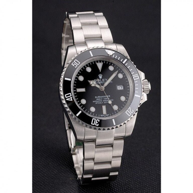 Rlx Submariner Black Dial Watch - SwiZZWatches